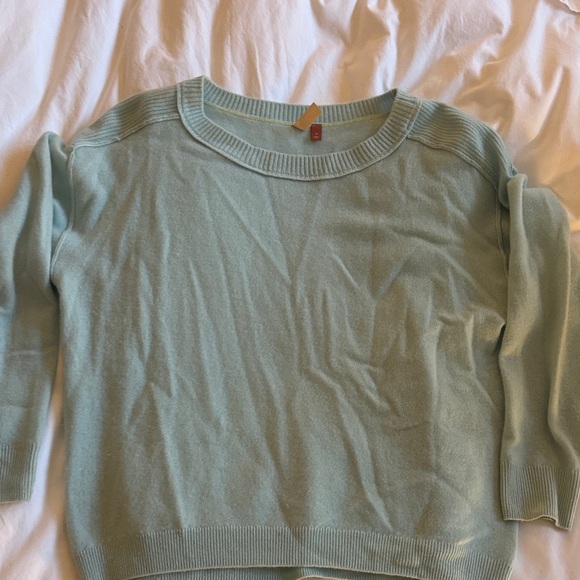 Pilcro | Sweaters | Pilcro Soft Aqua Crew Neck Sweater | Poshmark